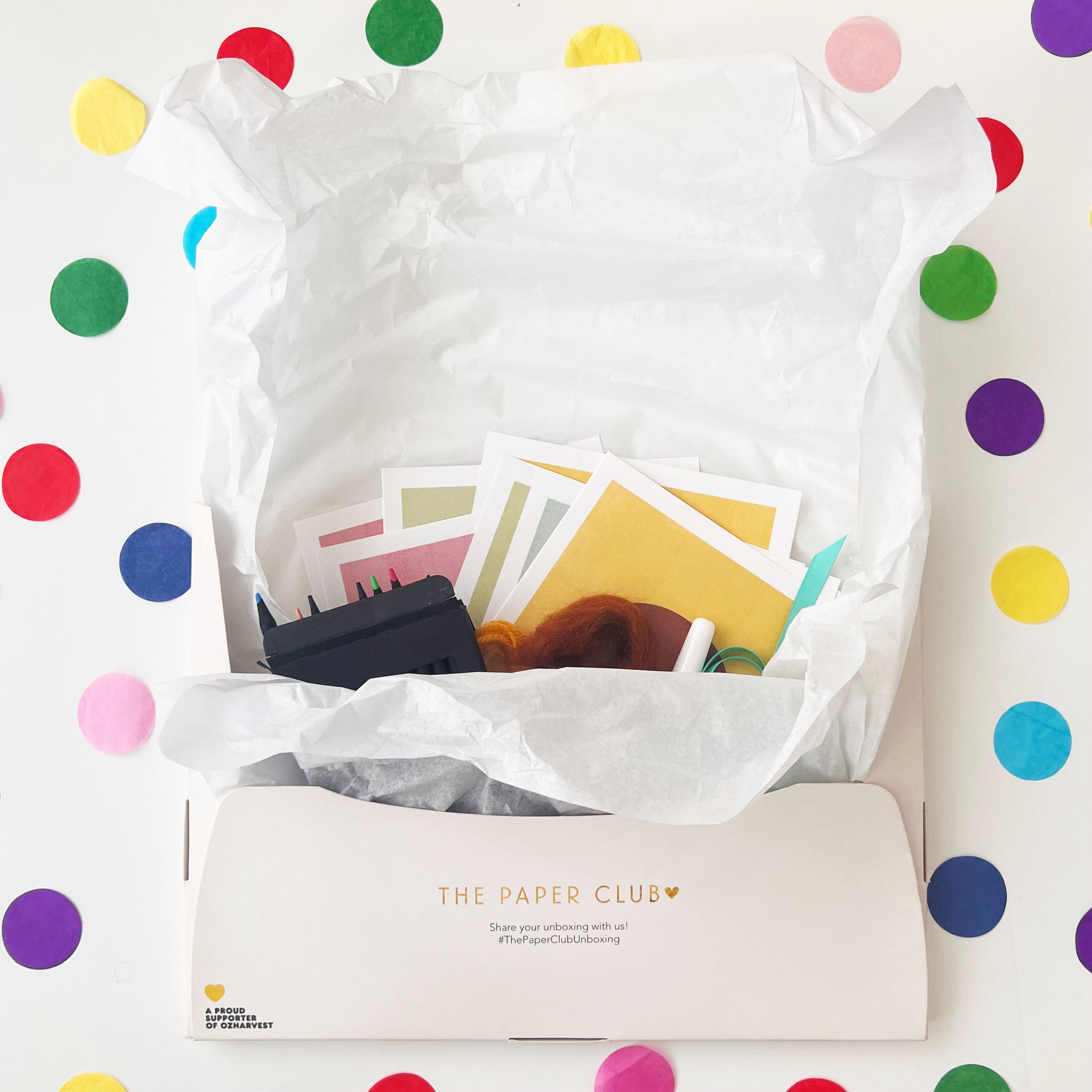Portrait Party Kids Mystery Box — The Paper Club by CBC